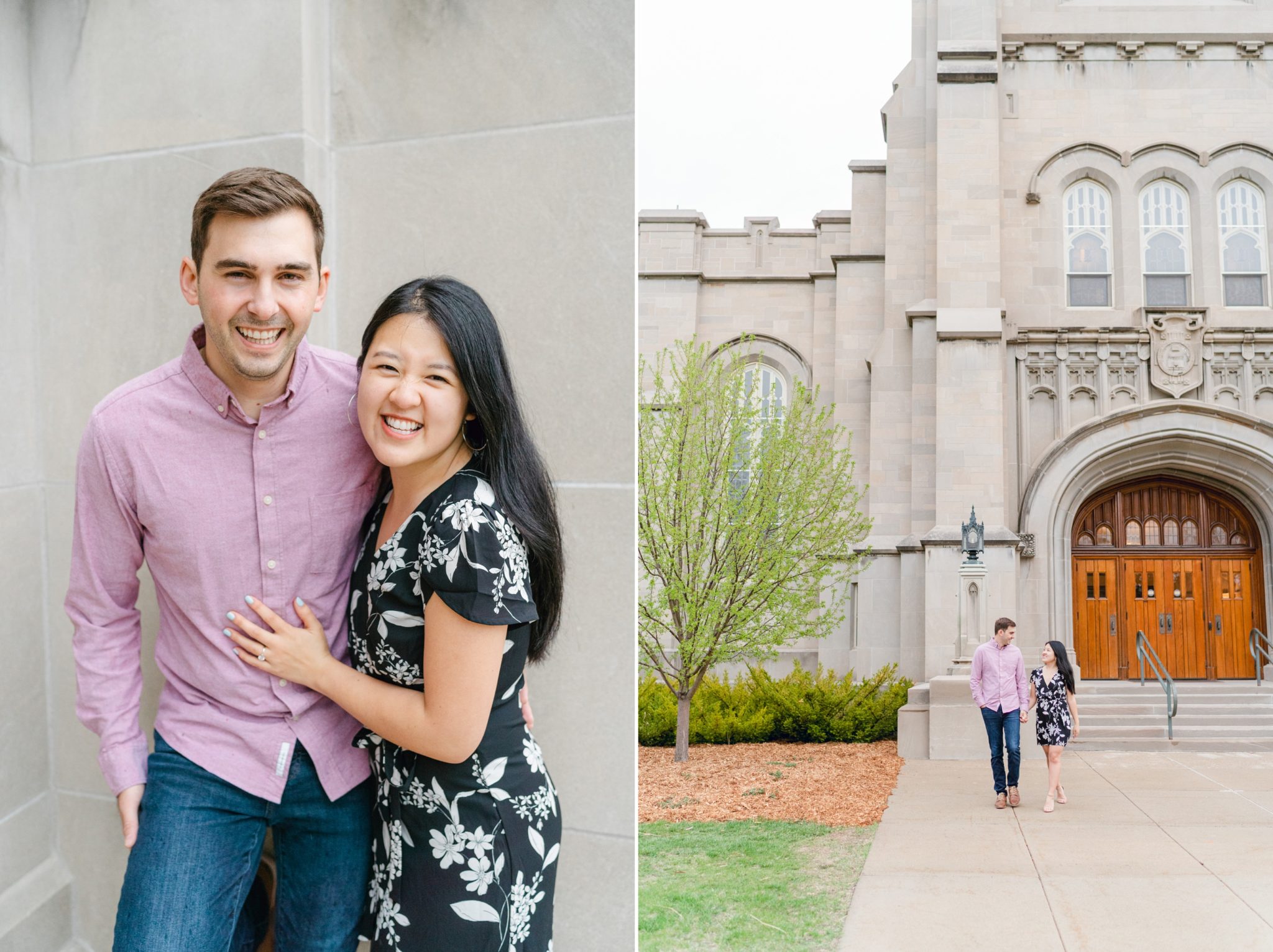 Carleton Cowling Arboretum Engagement - jennifersandersphotography.com